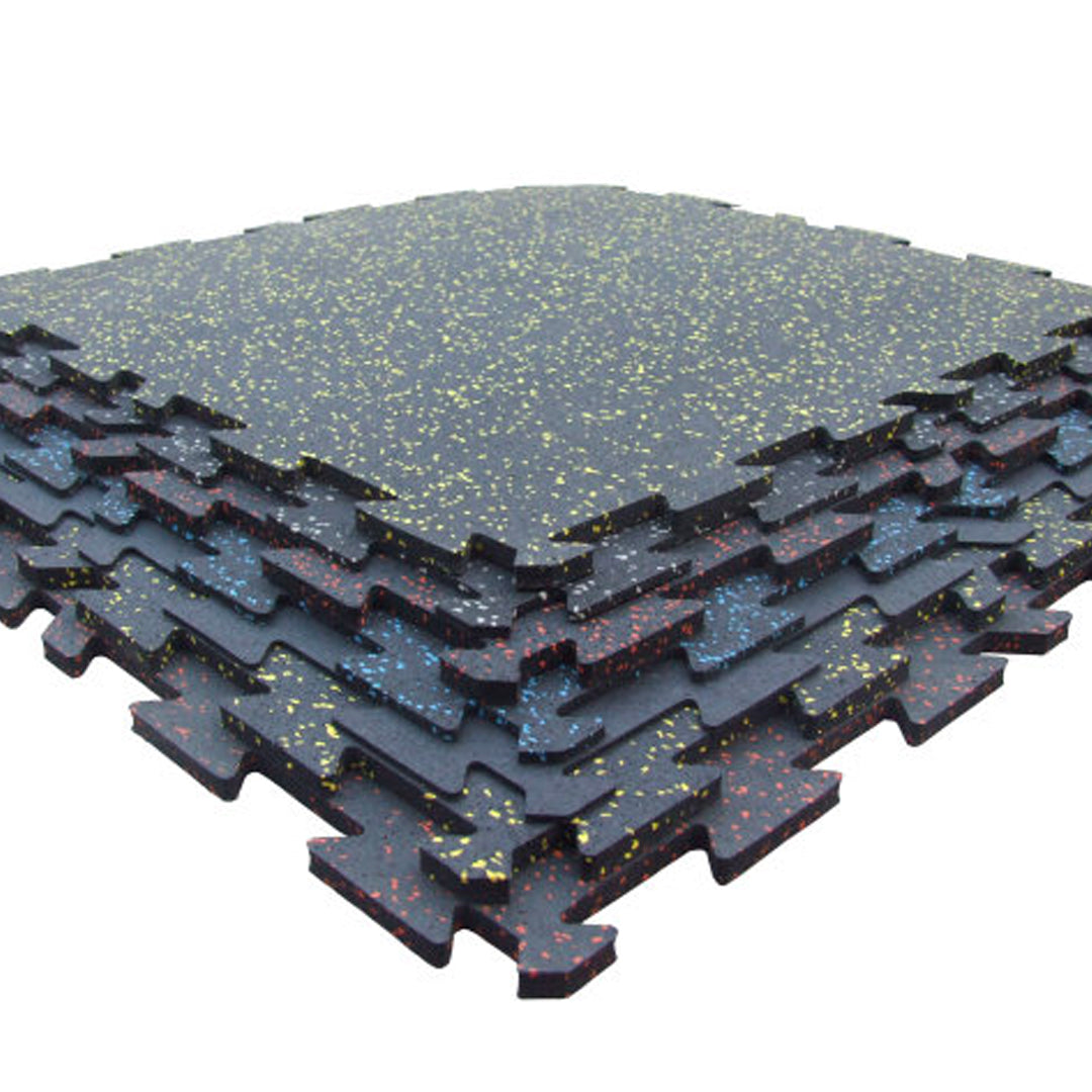 FITPLUS Gym Rubber Flooring Interlocking Tile (6mm) – Maxx Home Fitness